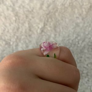 Jewelry | Clear Resin Dome Ring | Poshmark